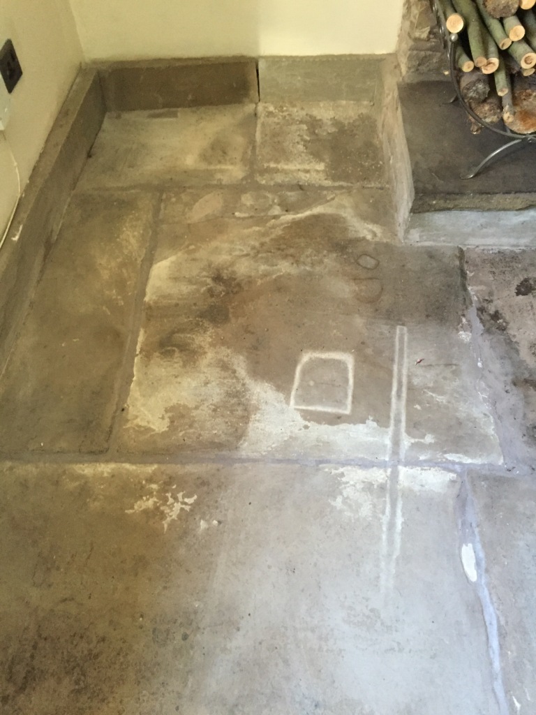 Resurfacing Old and Flaking Sandstone Flagstone Floor in Lancashire ...