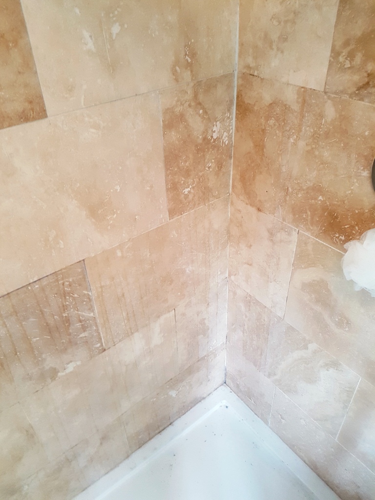 Refreshing a Travertine Tiled Shower Cubicle – Tiling Tips – Tips and ...
