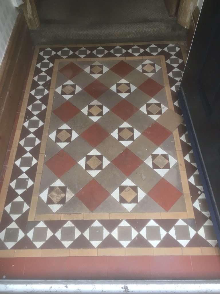 Renovating an Edwardian Tiled Vestibule in Lancashire – Tiling Tips ...