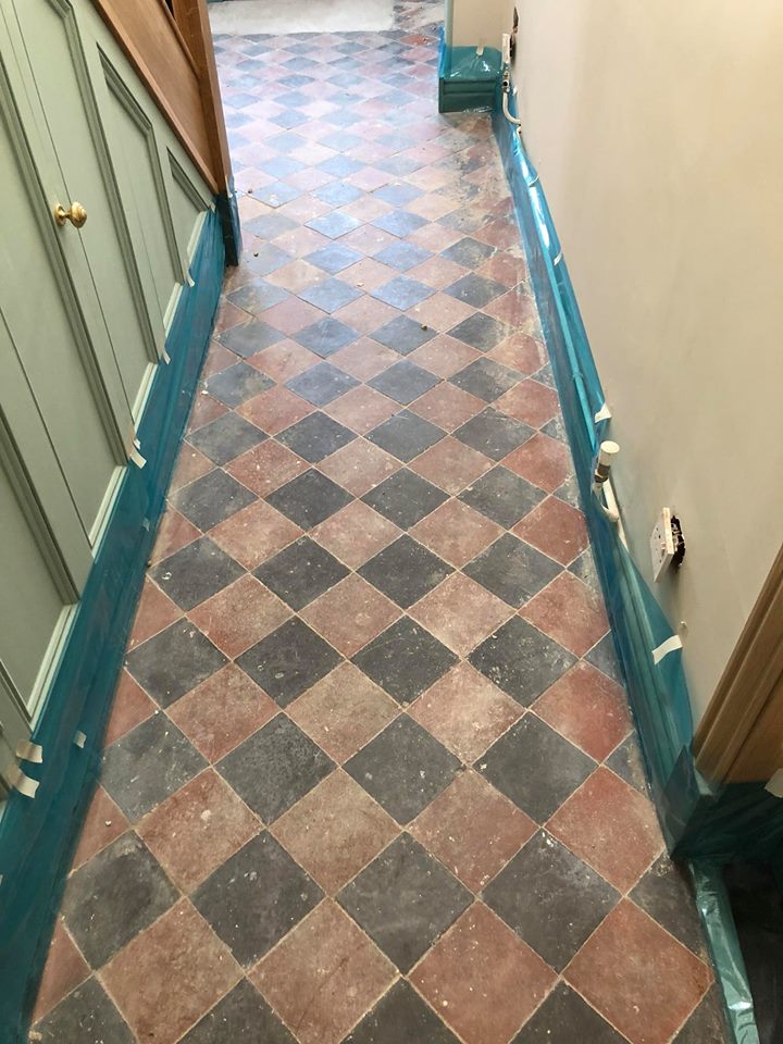 Repair and Restoration of a Victorian Tiled Hallway in Great Paxton ...