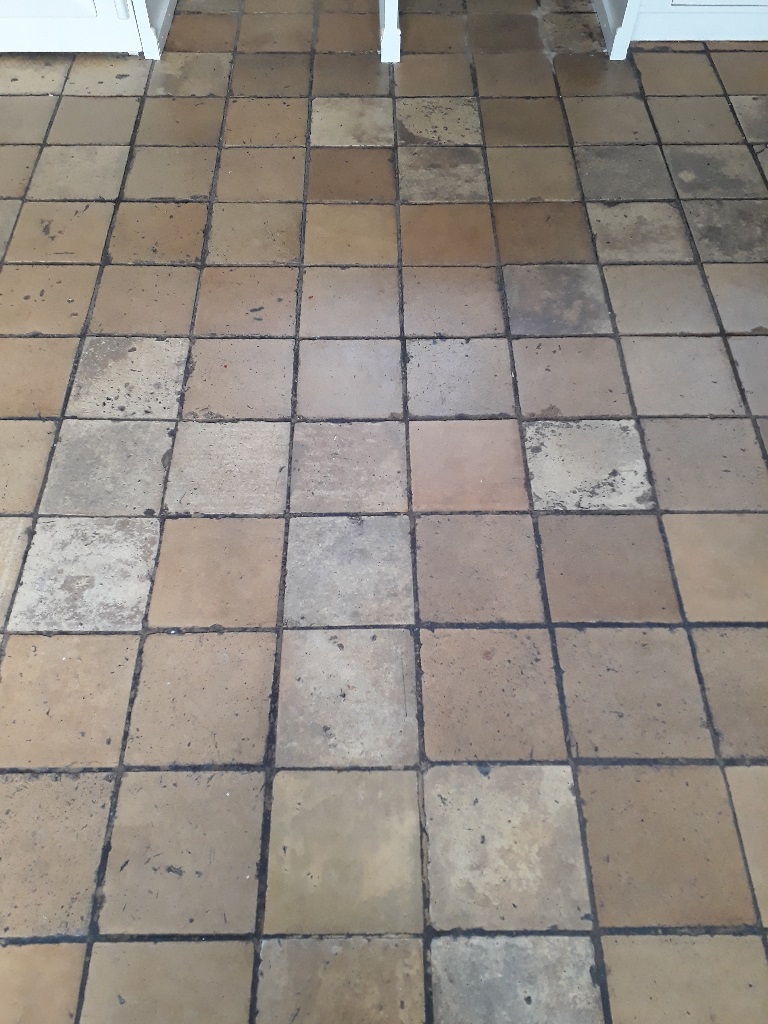 Yellow Clay Tiled Floor Renovated near Norwich – Tiling Tips – Tips and ...